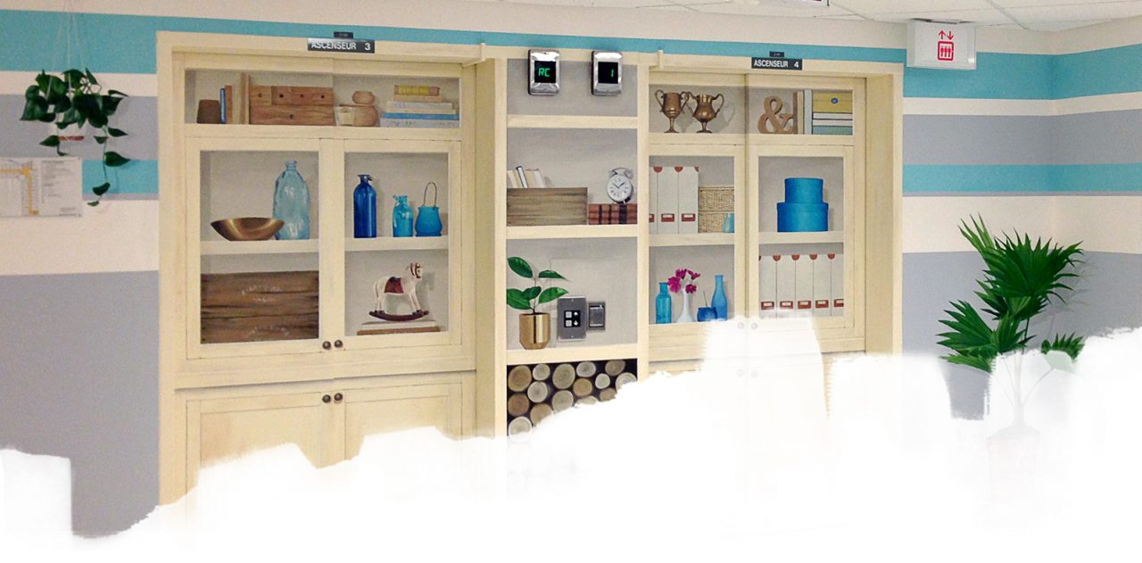 Murales thérapeutiques | gériatrie et pédiatrie | MUR MURA